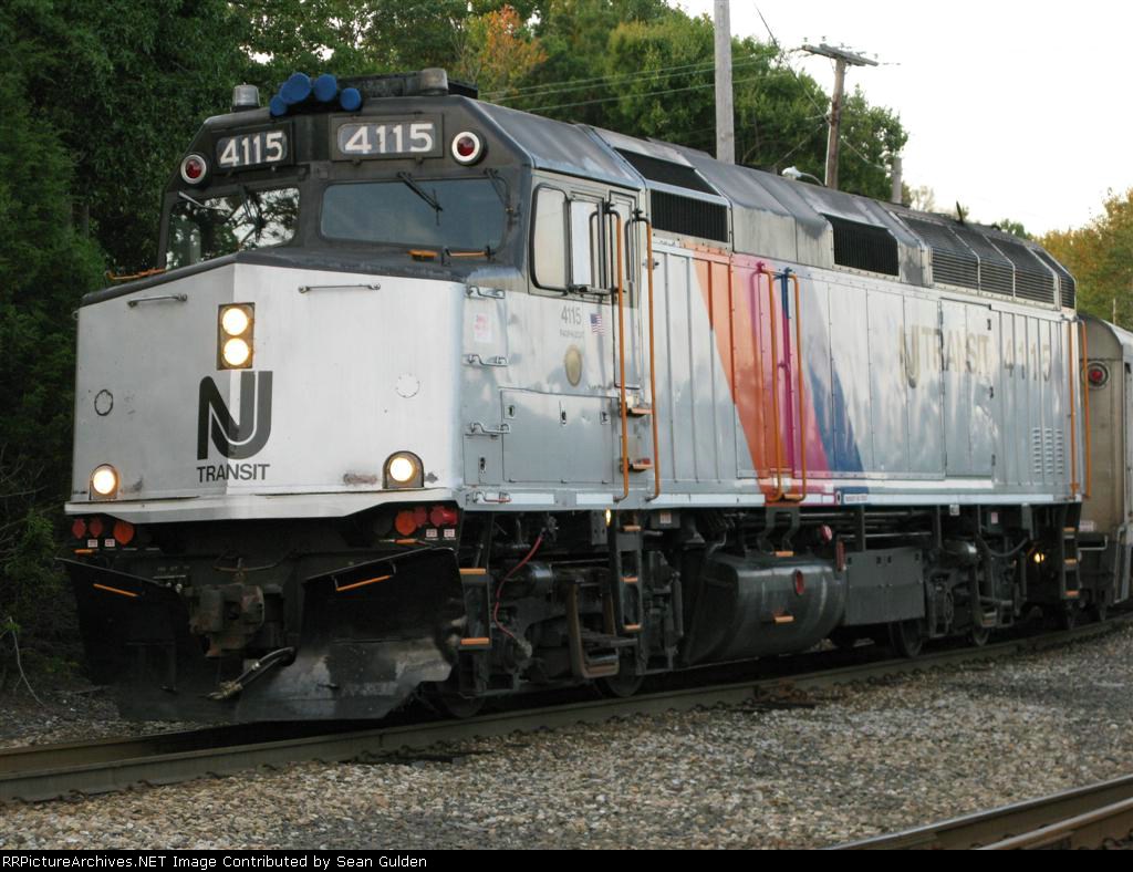 NJT EMD F40PH-2CAT 4115